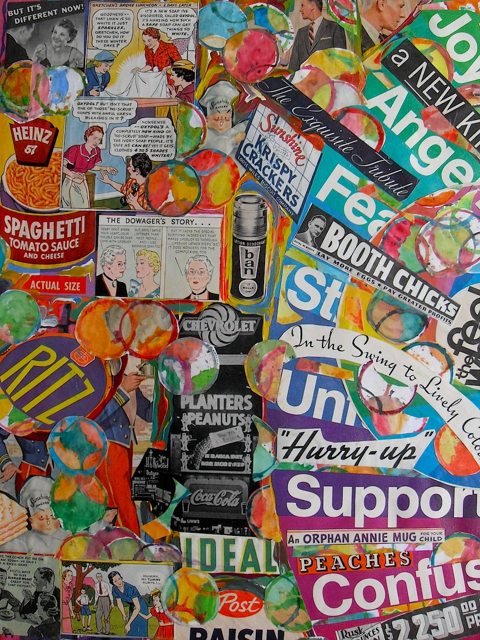 ART SKOOL DAMAGE : Christian Montone: Collage: The Feel Wheel