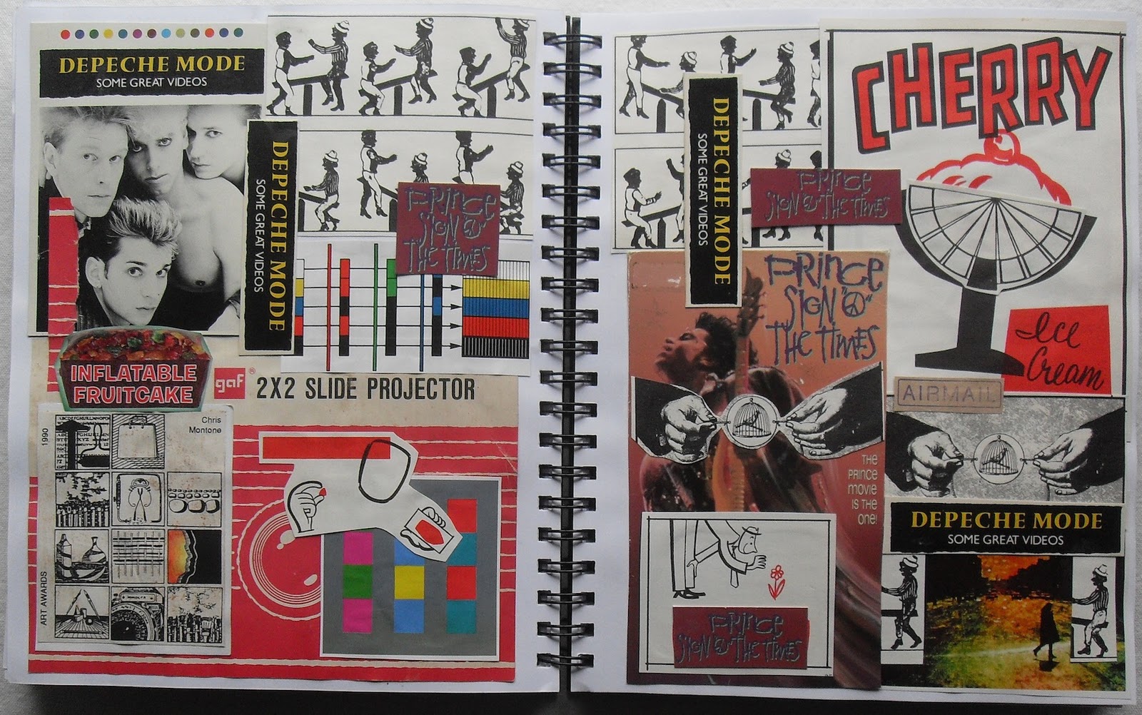 ART SKOOL DAMAGE : Christian Montone: Sketchbook: Collages Between Drawings