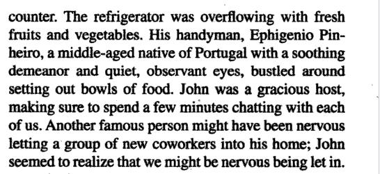 Carolyn Bessette Kennedy Blog: Snippets about John and Carolyn's Loft