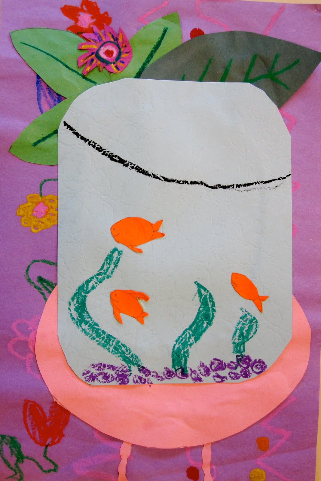 Art Explorium: Henri Matisse Inspired Goldfish Collage