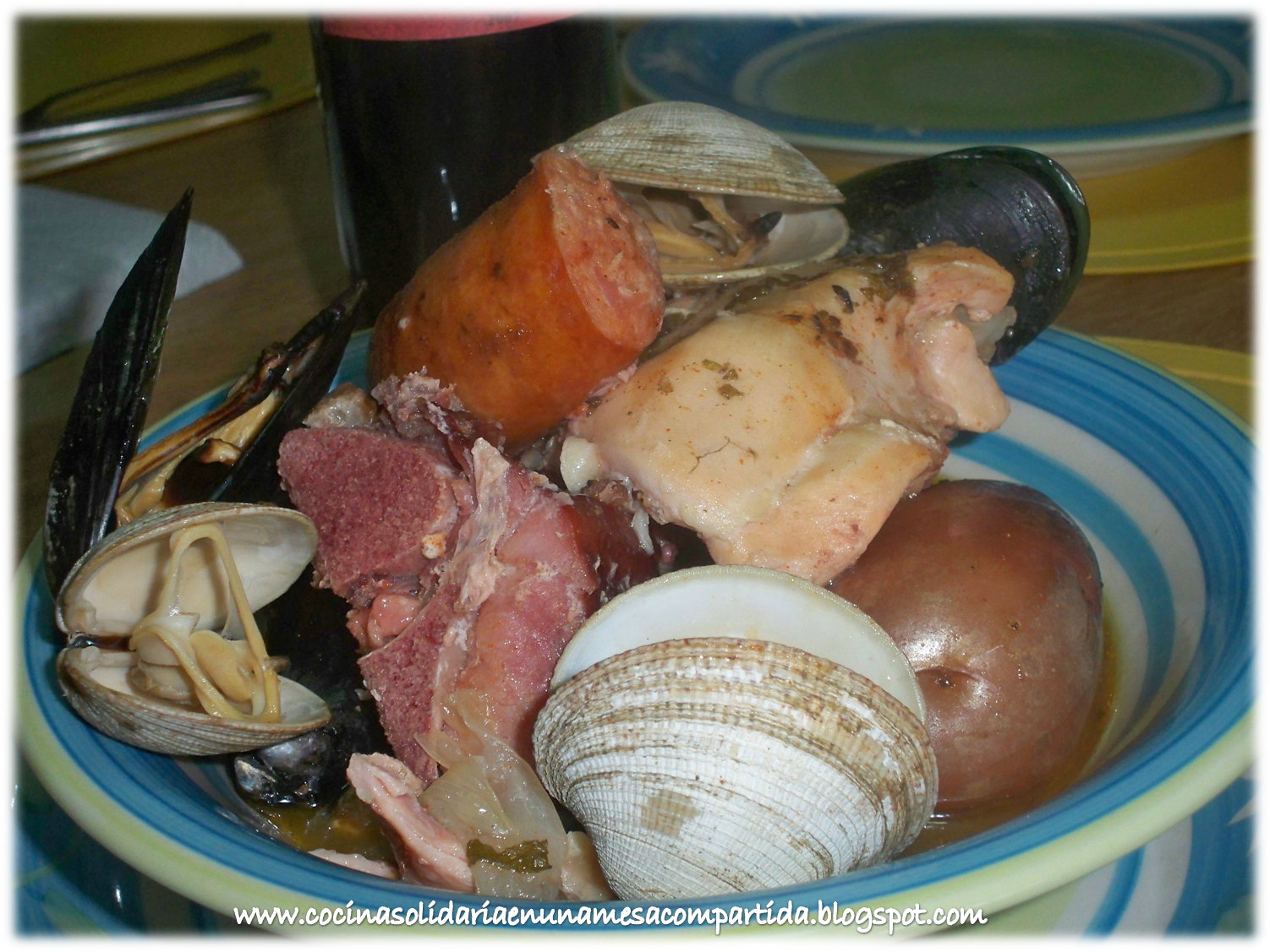 Recetas de una Mesa Compartida.: Curanto.