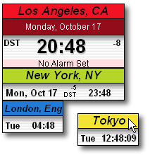 My Own Glitters: Qlock - World Clock