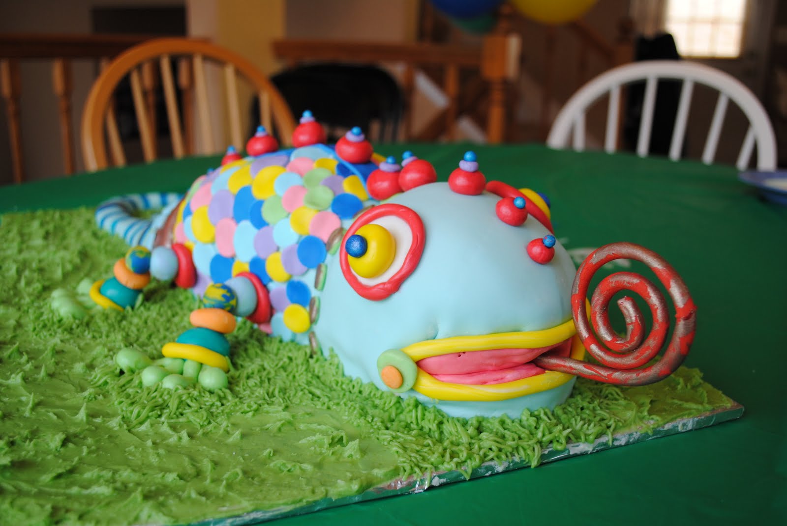 Becky's Cake Blog: Chameleon Chameleon!