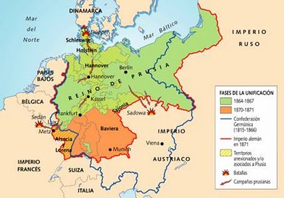 jaelbp: Mapa de la unificación alemana