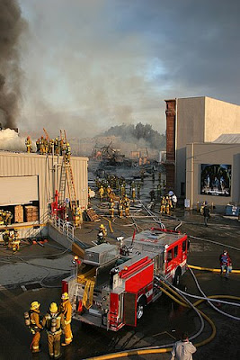 Universal Studios Blog: Major Fire at the Universal Studios Backlot!