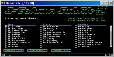 I-Series (AS/400) RPGIV Sample code: The RPGIV for the 3-Column Subfile