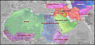 i - Geography: Region Geografi Realm Asia Barat Daya dan Afrika Utara