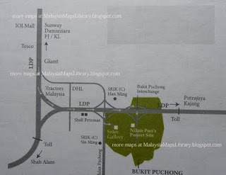 Malaysia Maps Library: Map of Bukit Puchong