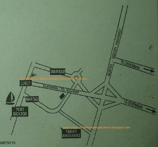 Malaysia Maps Library: Map of Mambau