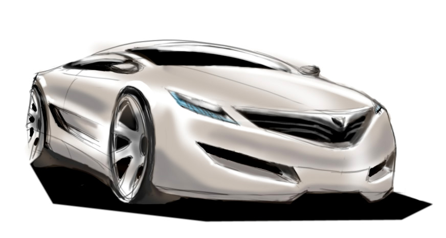 hyrax sketches: Proton Sport Coupe Concept