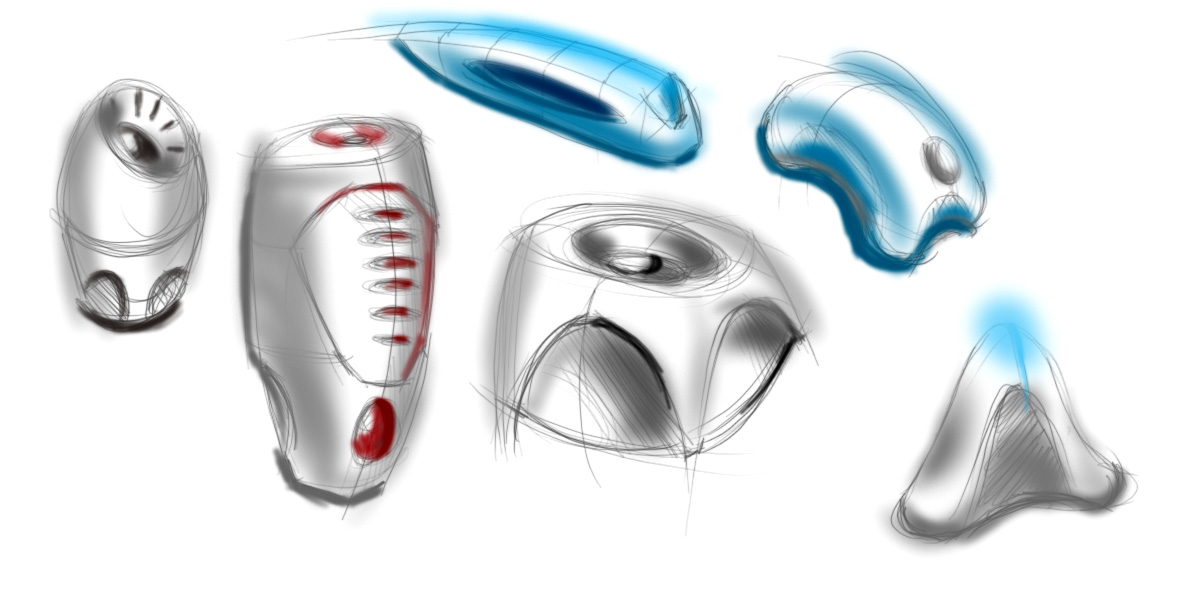 hyrax sketches: Product design tumbnail sketches