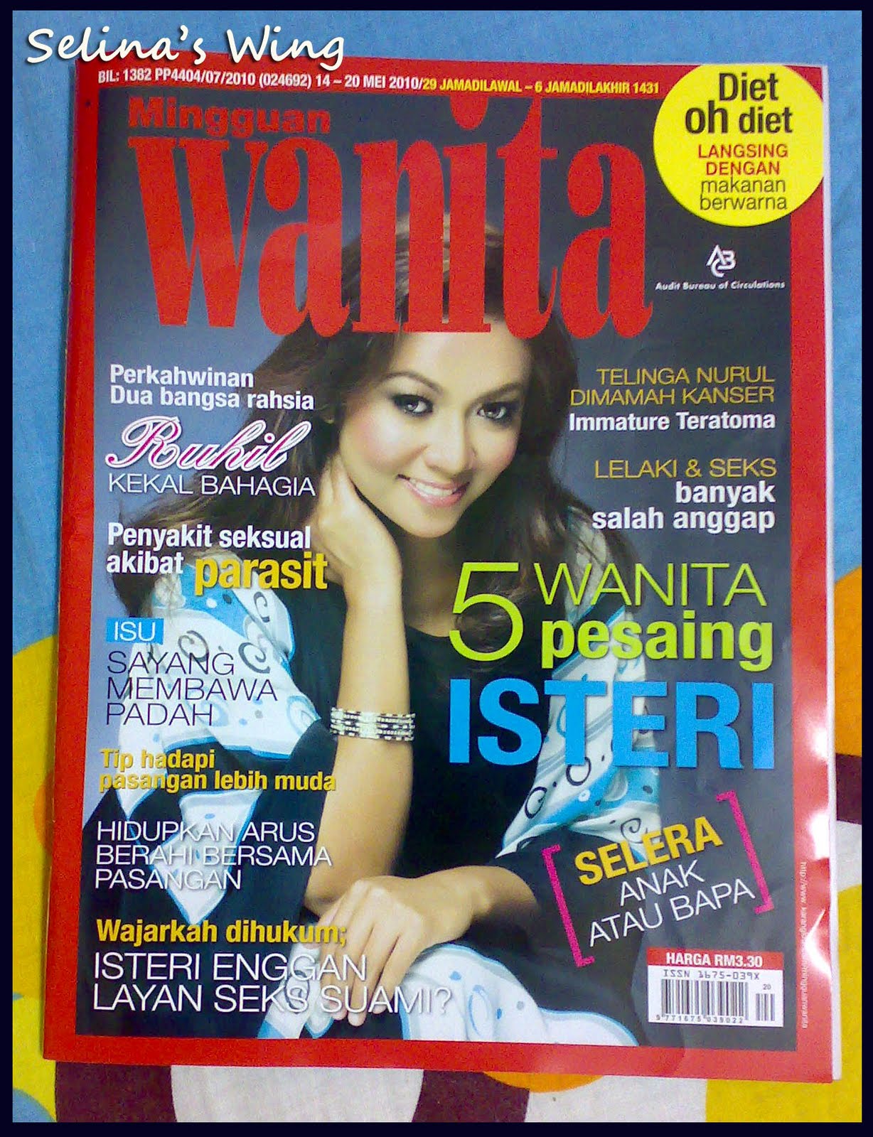 Deaf Selina's interview published in Mingguan Wanita!