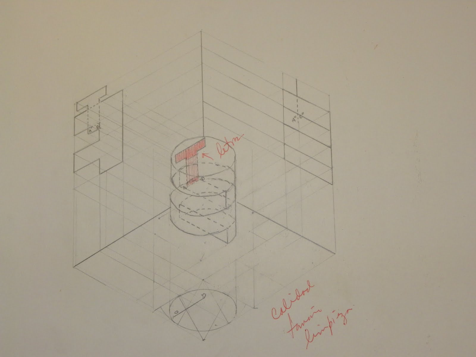 Geometria descriptiva: intersecciones