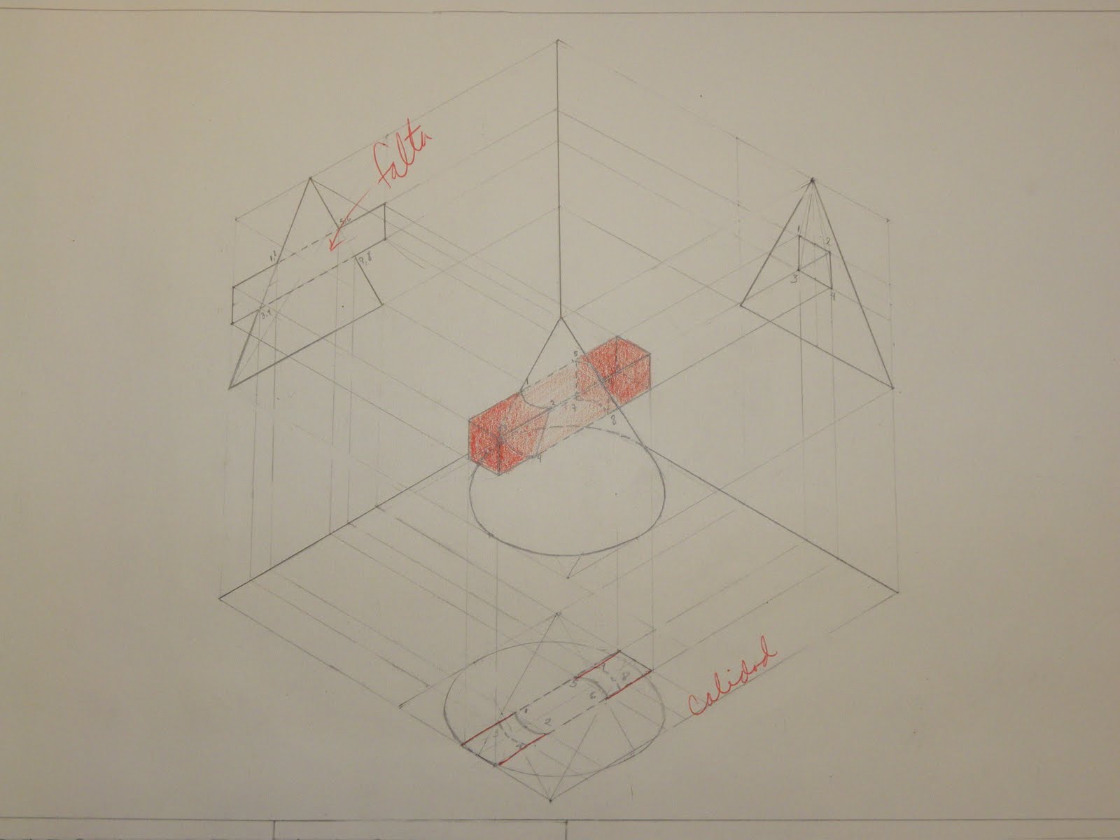 Geometria descriptiva: intersecciones 2