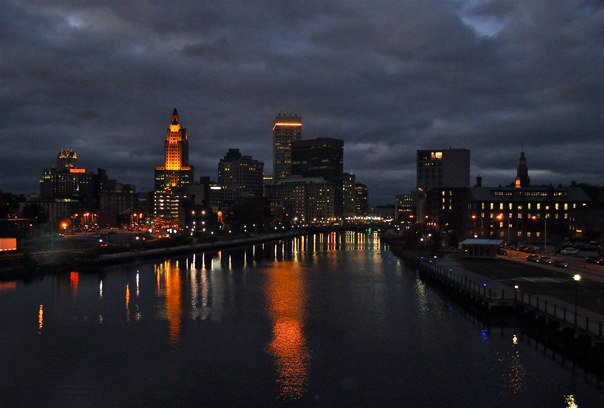 Rhode Island Susan Style: Providence at Night in Winter