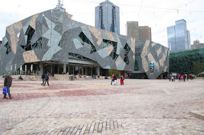 everywhere, there and here: Federation Square