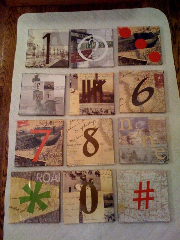 Frugal with a Flourish: Quick and Easy Custom Art Project!