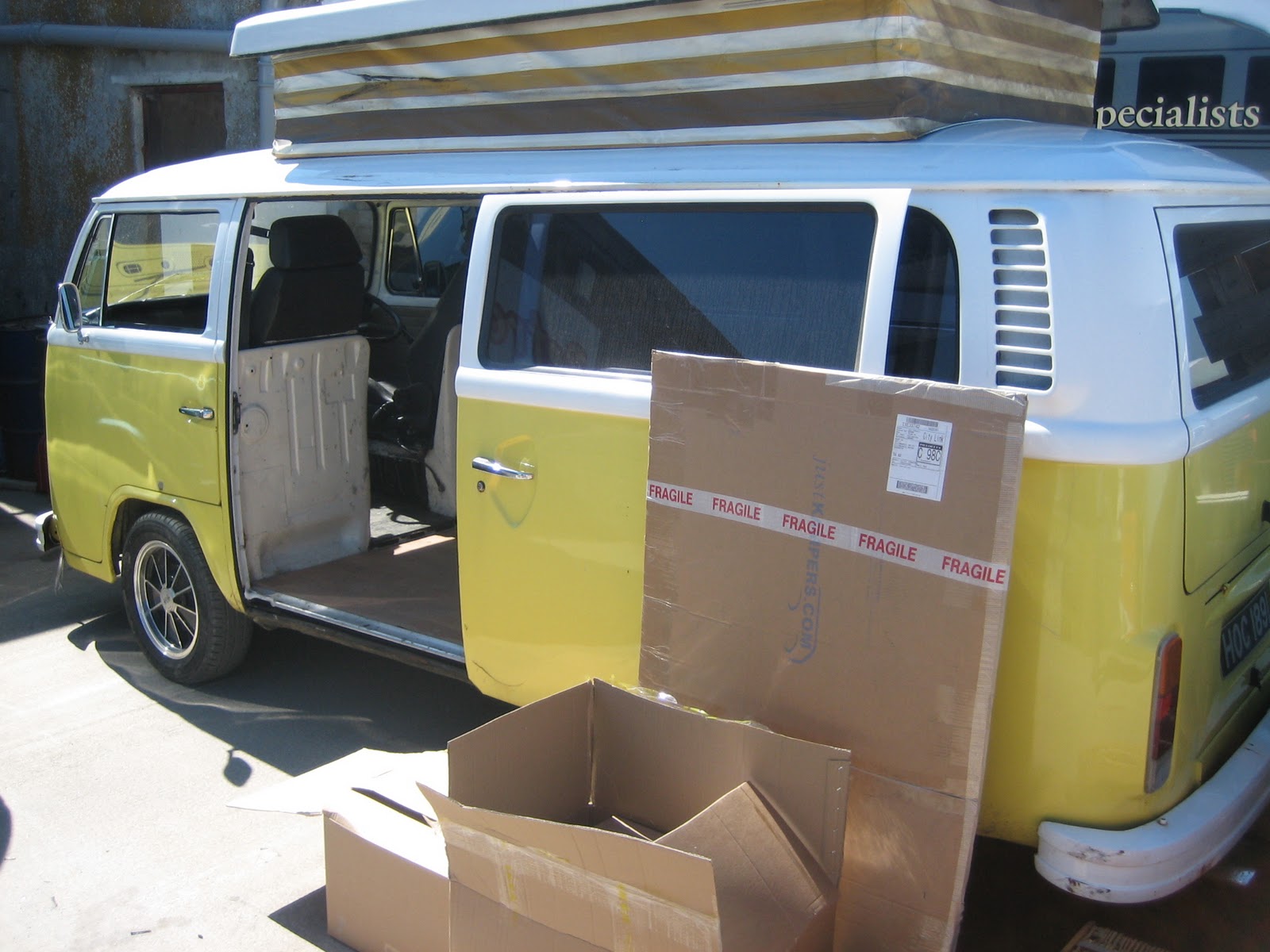 Colin Rouse Auto Trim : VW Bay Window Van, Complete Rear Interior.........