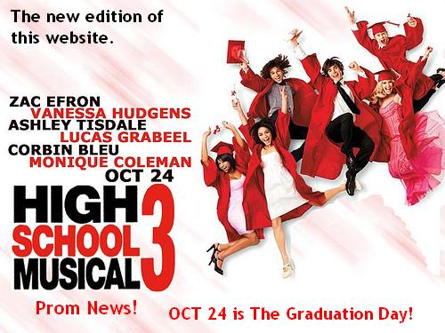 High School Musical 3 : Prom News!: 21 0ctober 2008