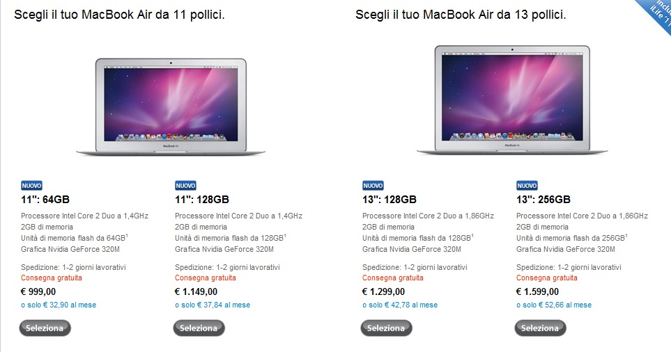 THE TECNO BLOG: nuovo macbook air caratteristiche e foto