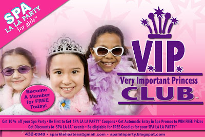 SpalalaParty For Girls: Very Important Princess Club