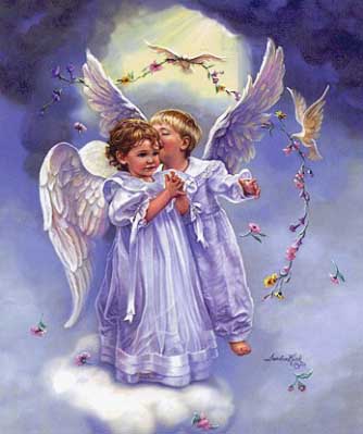 Angelitos de amor animados - Imagui