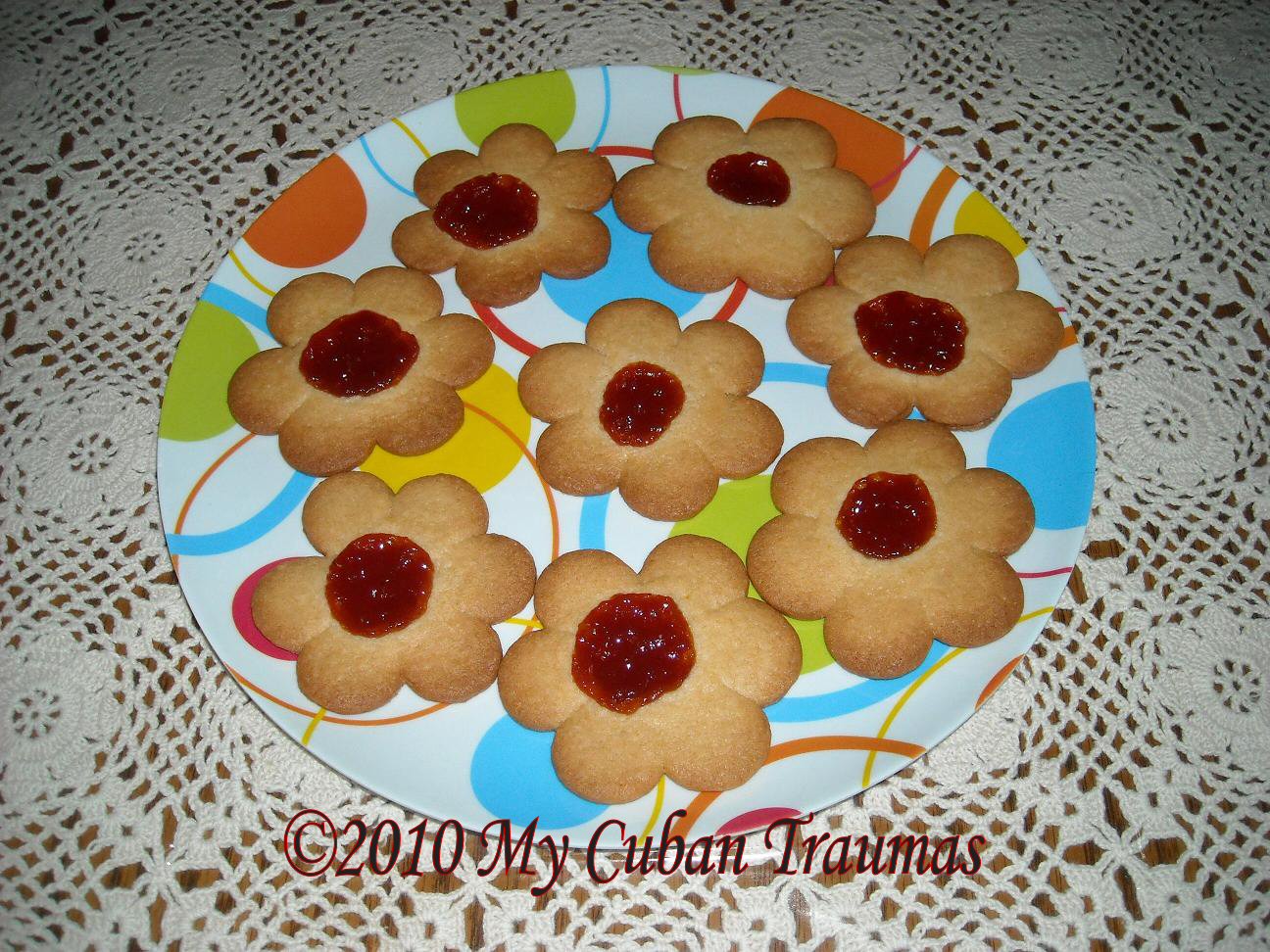 My Cuban Traumas: Shortbread Cookies & Guava Flower Cookies