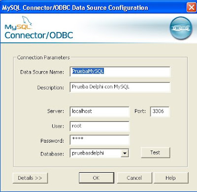 Conectar delphi con una BD MySQL