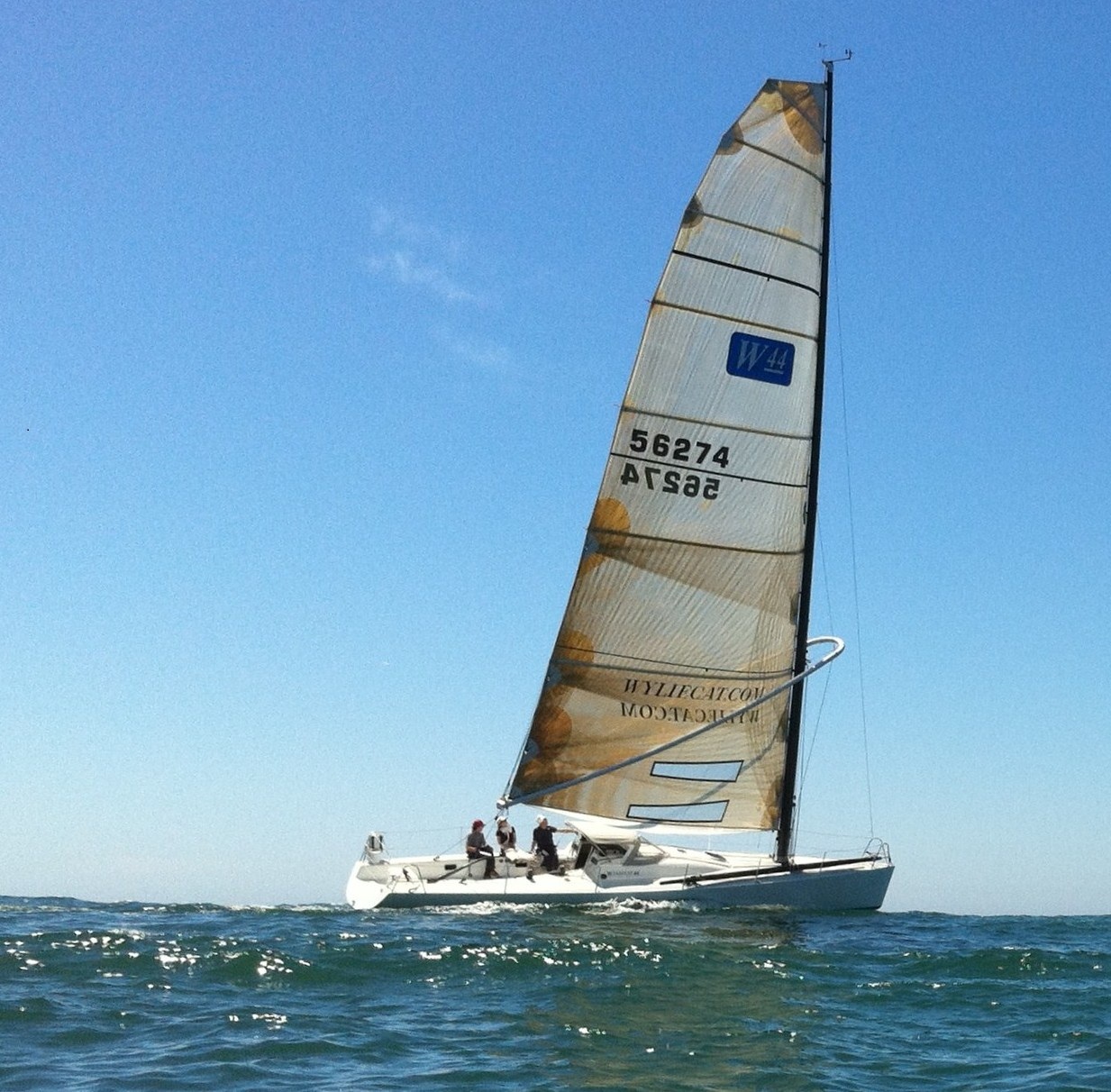 Time on the Water: Sighted: a 44-Foot Laser!