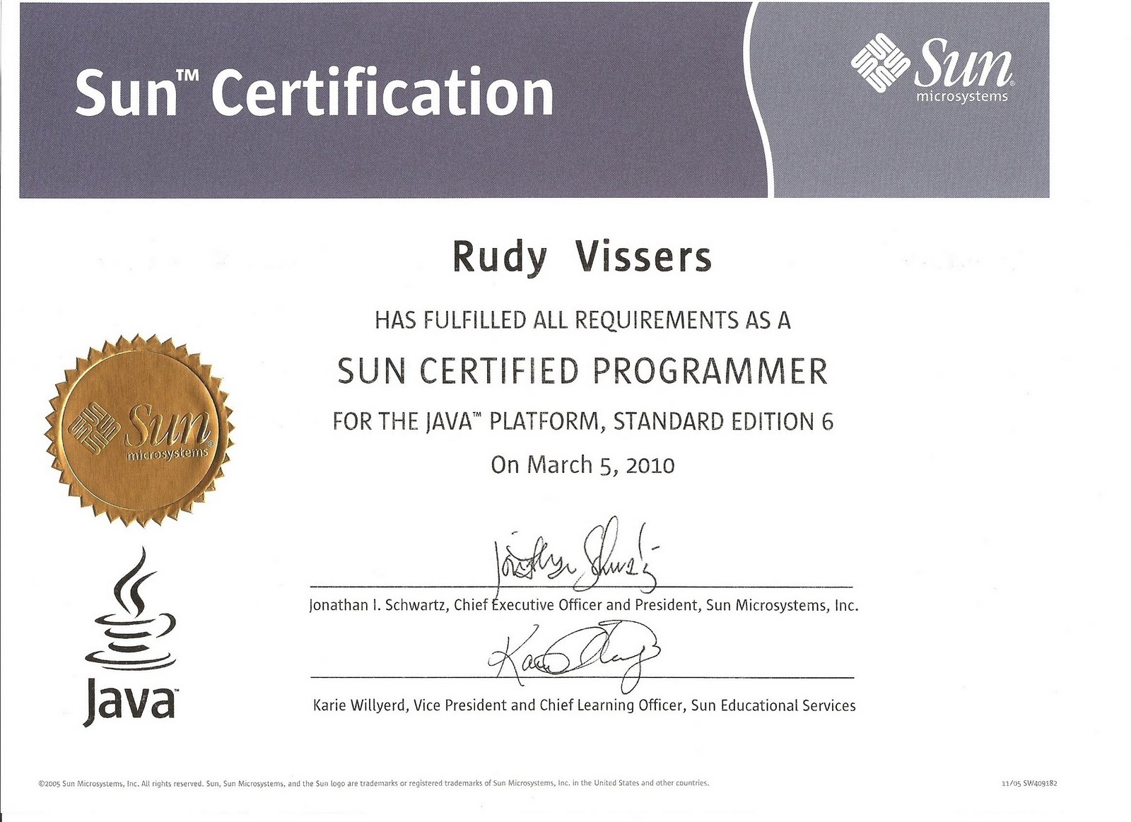 Sun Certified Programmer For Java 6