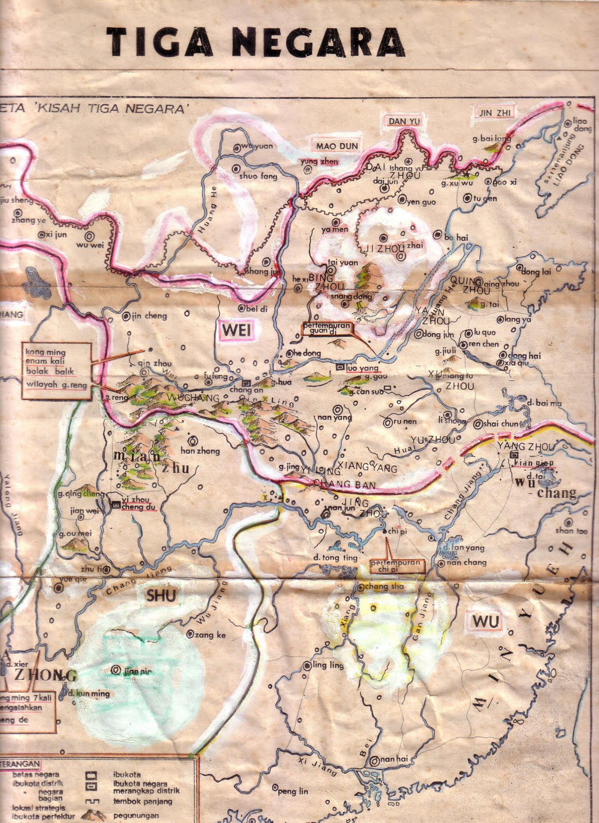 Blog Sejarah, Sains, Astrologi, Metafisika: Peta Kisah Tiga Negara ...
