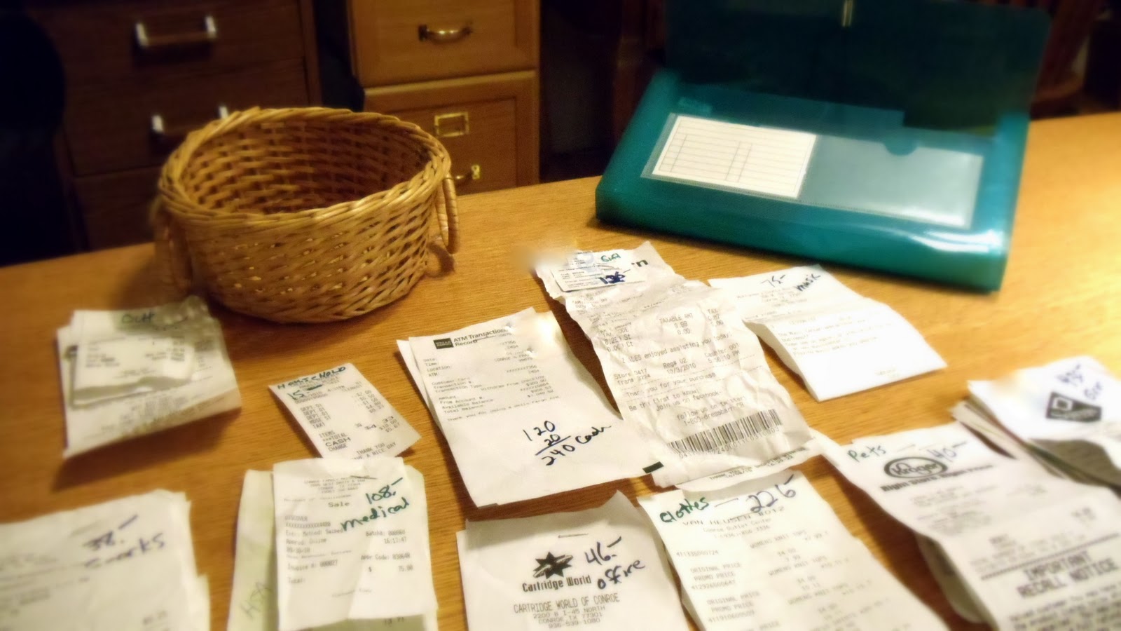 Basic Finances Part II: How and Why to Store Receipts OR Keep a Check ...
