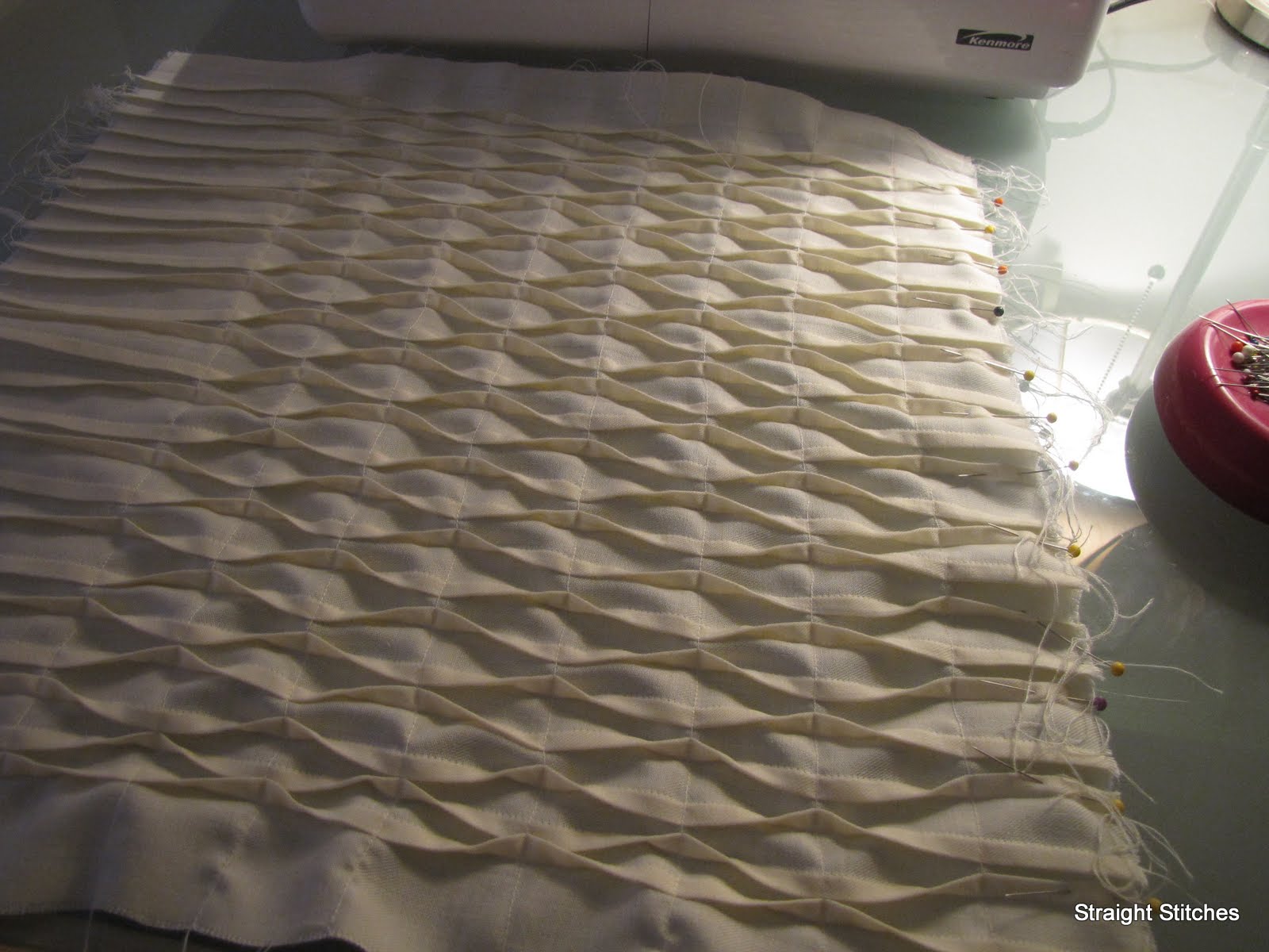 Flashback Friday - Diamond Pleated Pillow - Sew Half Crazy