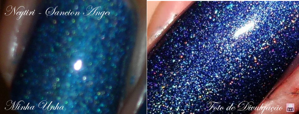 B-Side Nails: Holográficos Sancion Angel: Neytiri & Barbarella