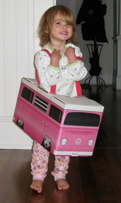 Christopher Leduc | Design • Illustration: VW Bus Halloween Costume