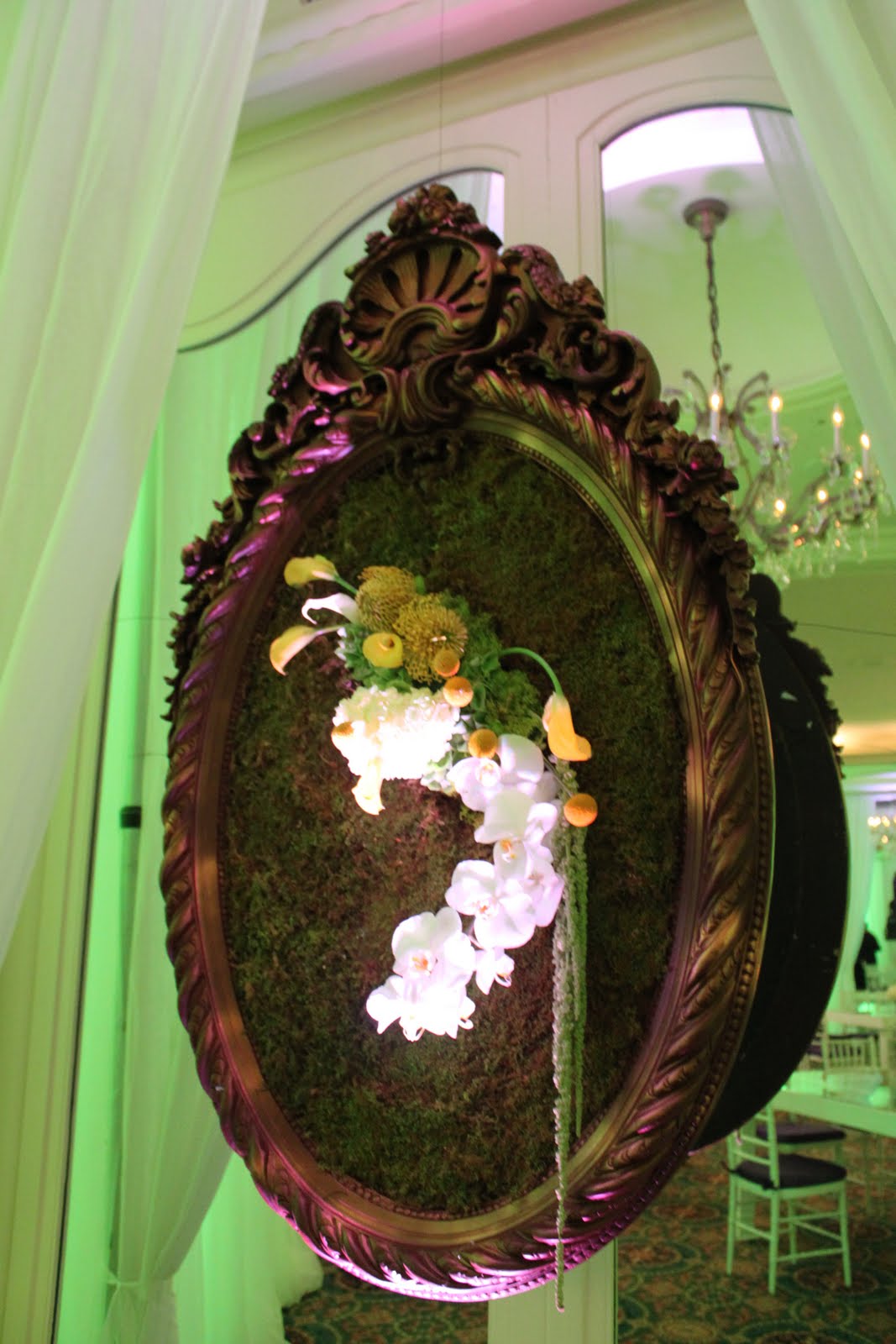 Omni Shoreham event-with our drapings ,flowers ,picture frames ,and ...