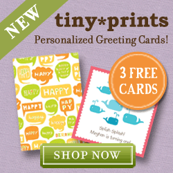Bonggamom Finds: Tiny Prints introduces the Tiny Prints Greeting Card ...