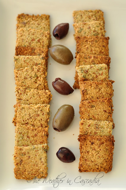 The Weather in Cascadia: Homemade Nut & Seed Crackers and A Brand New Year