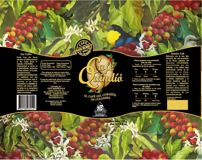 Quindío Coffee Gourmet Coffee – Packaging Of The World