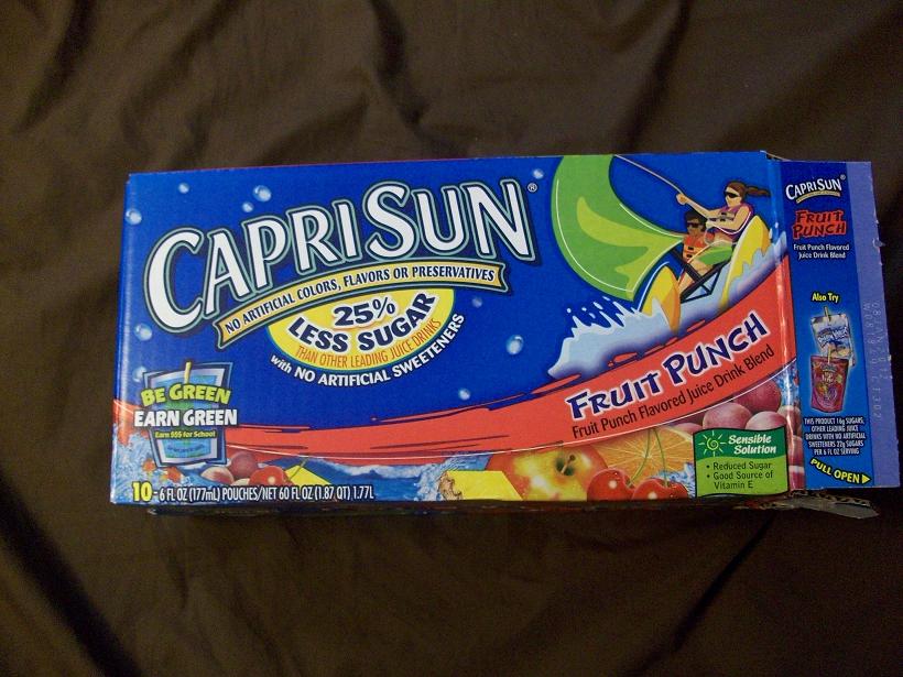 Crafty Court: Capri Sun Box box with lid