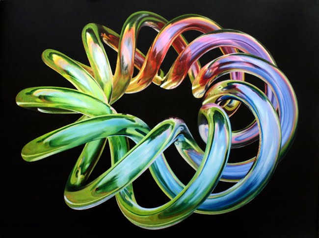 Paintings by John Beder: Entangled