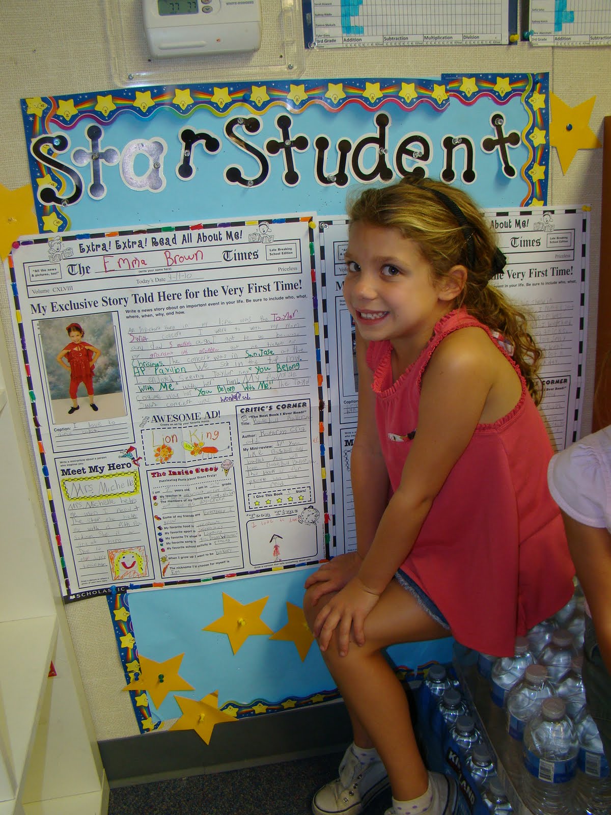 The Brown Family: Star Student in 2nd Grade!