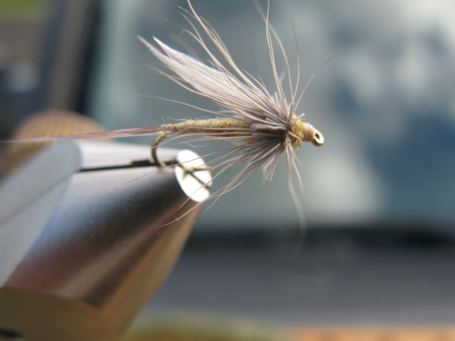 Fly Fishing and Fly Tying: Dubbing Loop Spun Deer Hair for Hackle