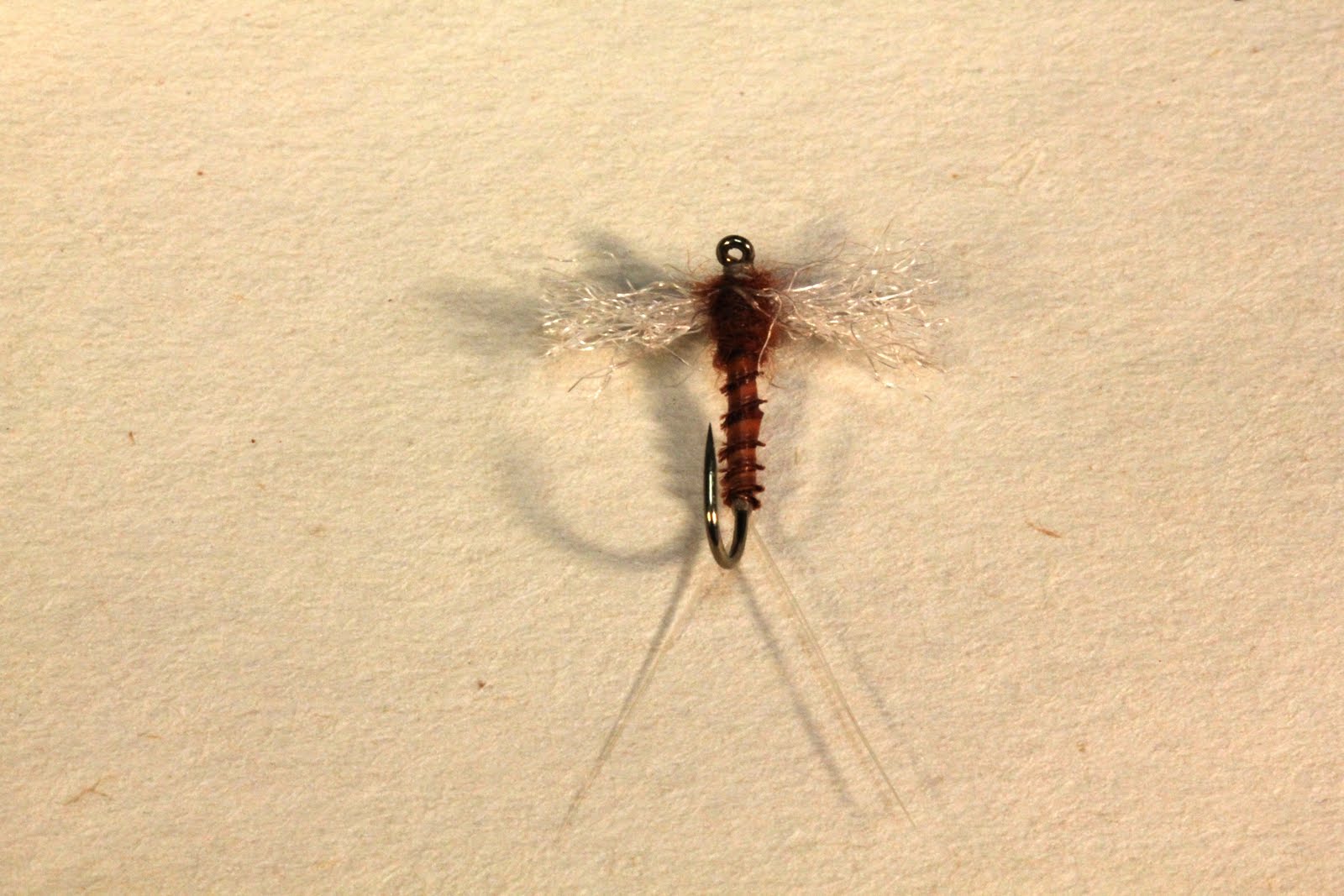 Fly Fishing and Fly Tying: Rusty Spinner with Zelon Wings