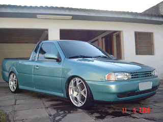 Carros Tuning: Savero verde rebaxado
