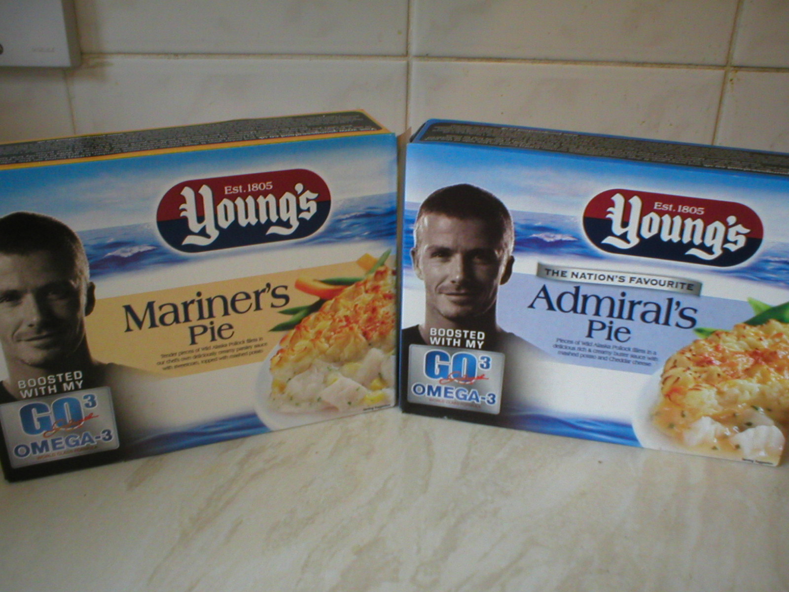 Conspirators of Pleasure: David Beckham, Young's Admiral's Pie/Mariner ...