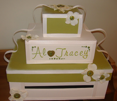 My Crafty Days: Wedding Card Box, Favours, and Cricut Project #2