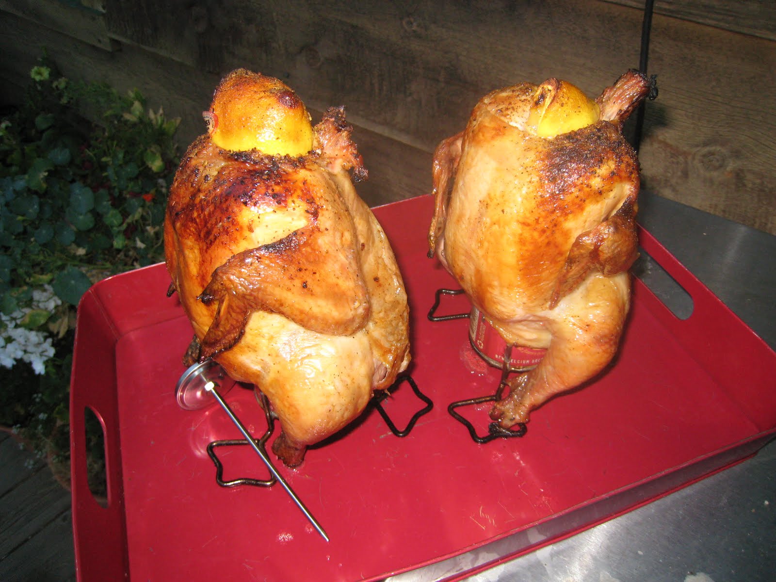 Karey's Kitchen: Grilled Dancing Chickens