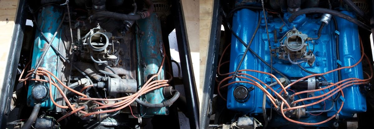 Myrtle - The 1964 Travco Motorhome: The 318 poly engine