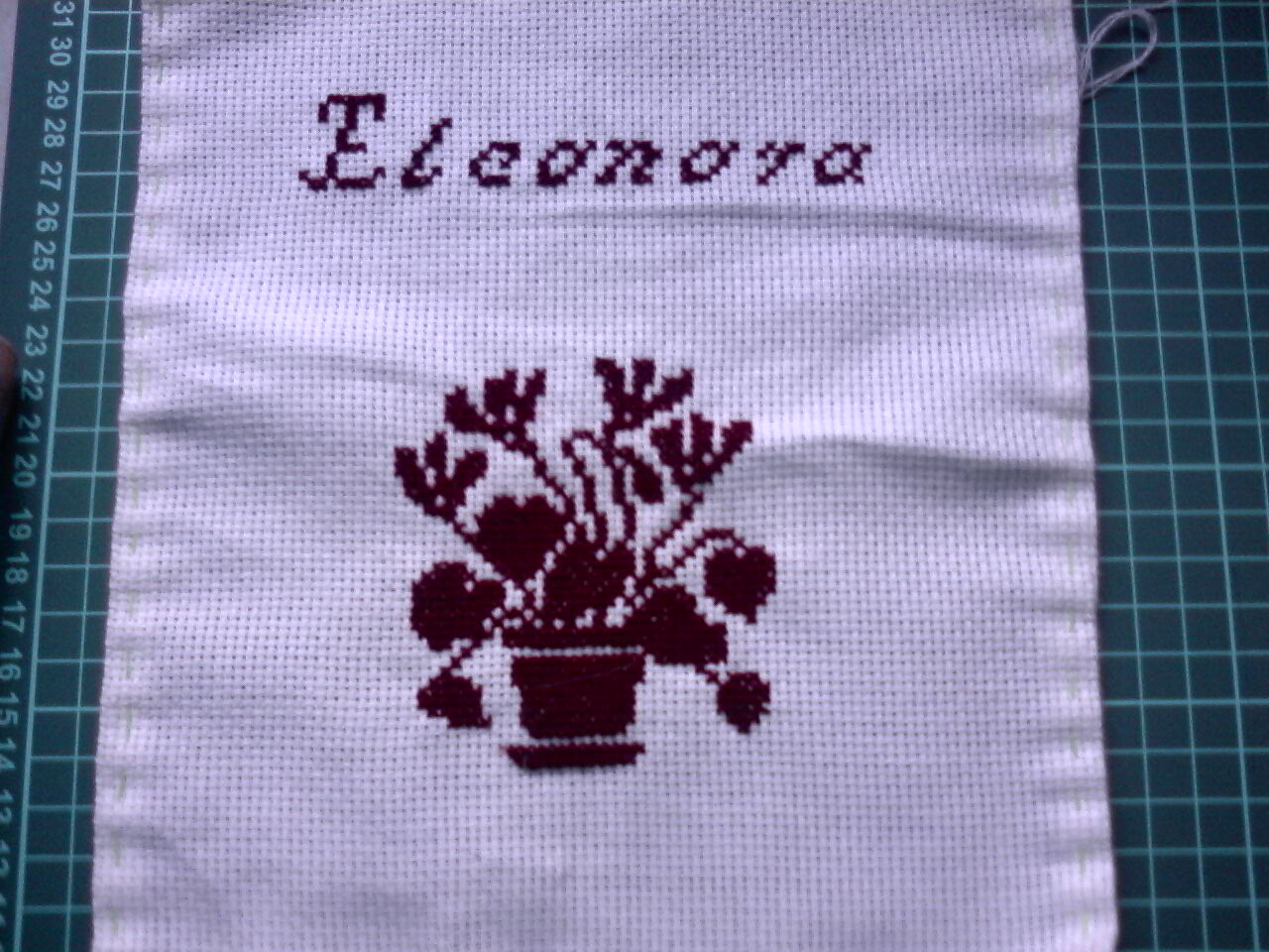 Mis Creaciones: BORDADO PUNTO CRUZ, aprendiendo y practicando.